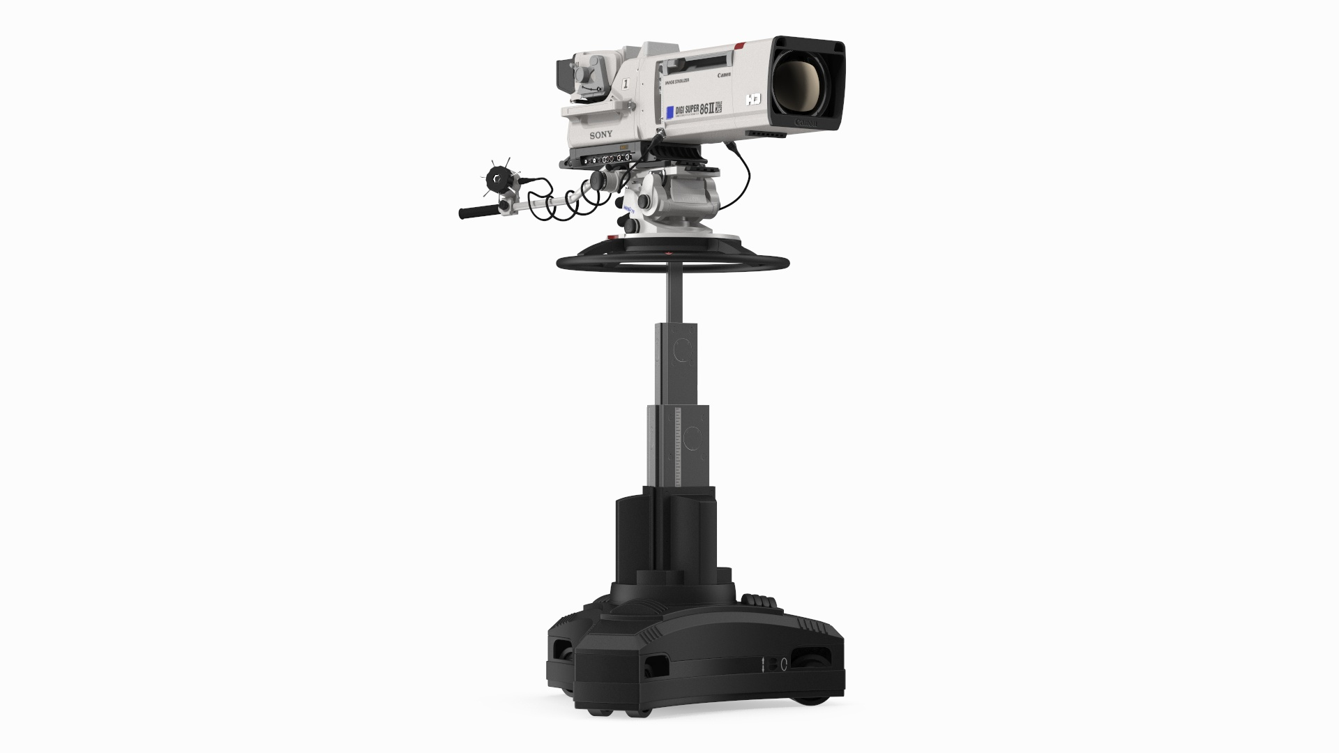 3D Model Sony Broadcast Camera With Stand - TurboSquid 2382237