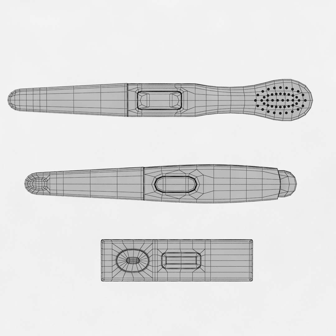 3d Model Of Pregnancy Test Pack