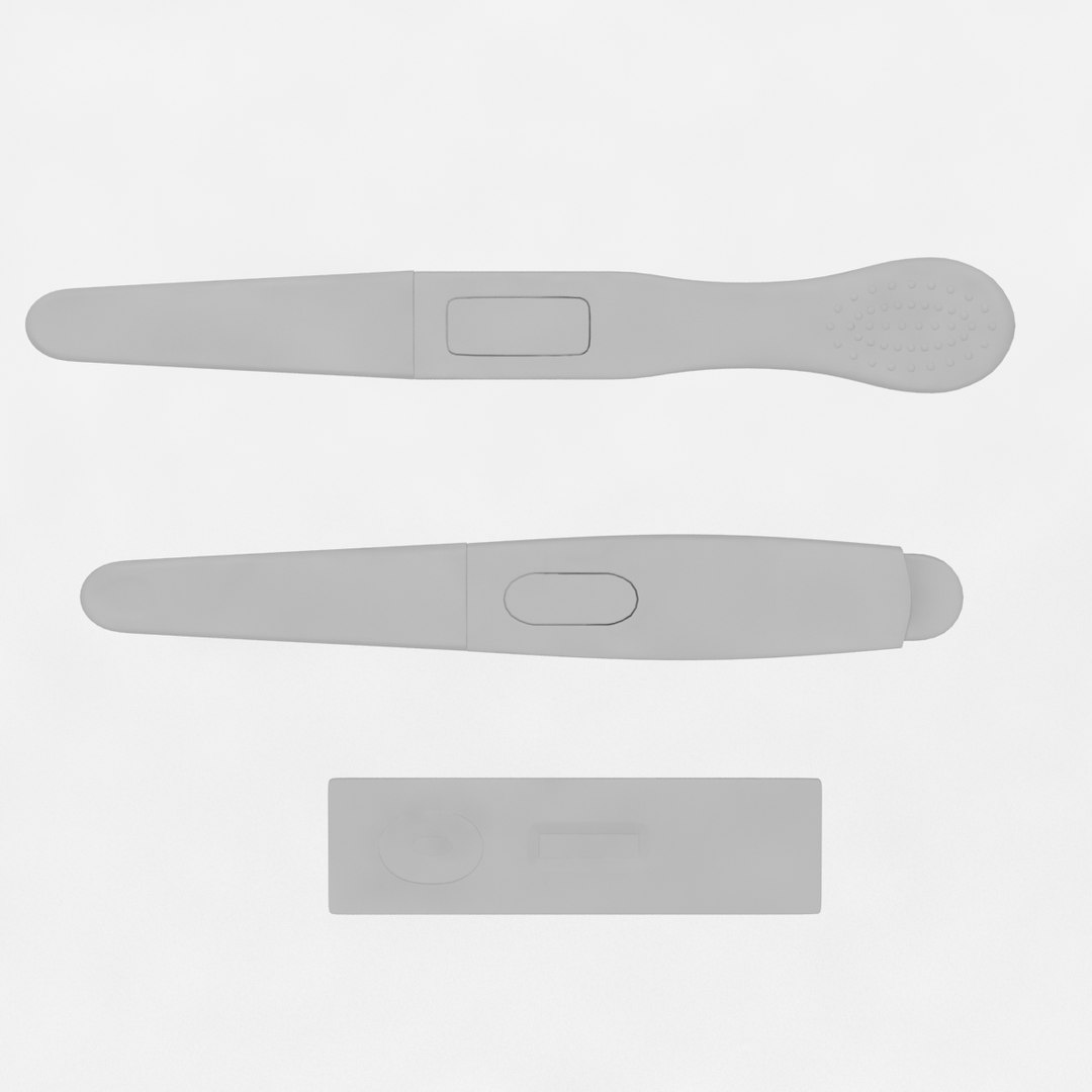 3d Model Of Pregnancy Test Pack