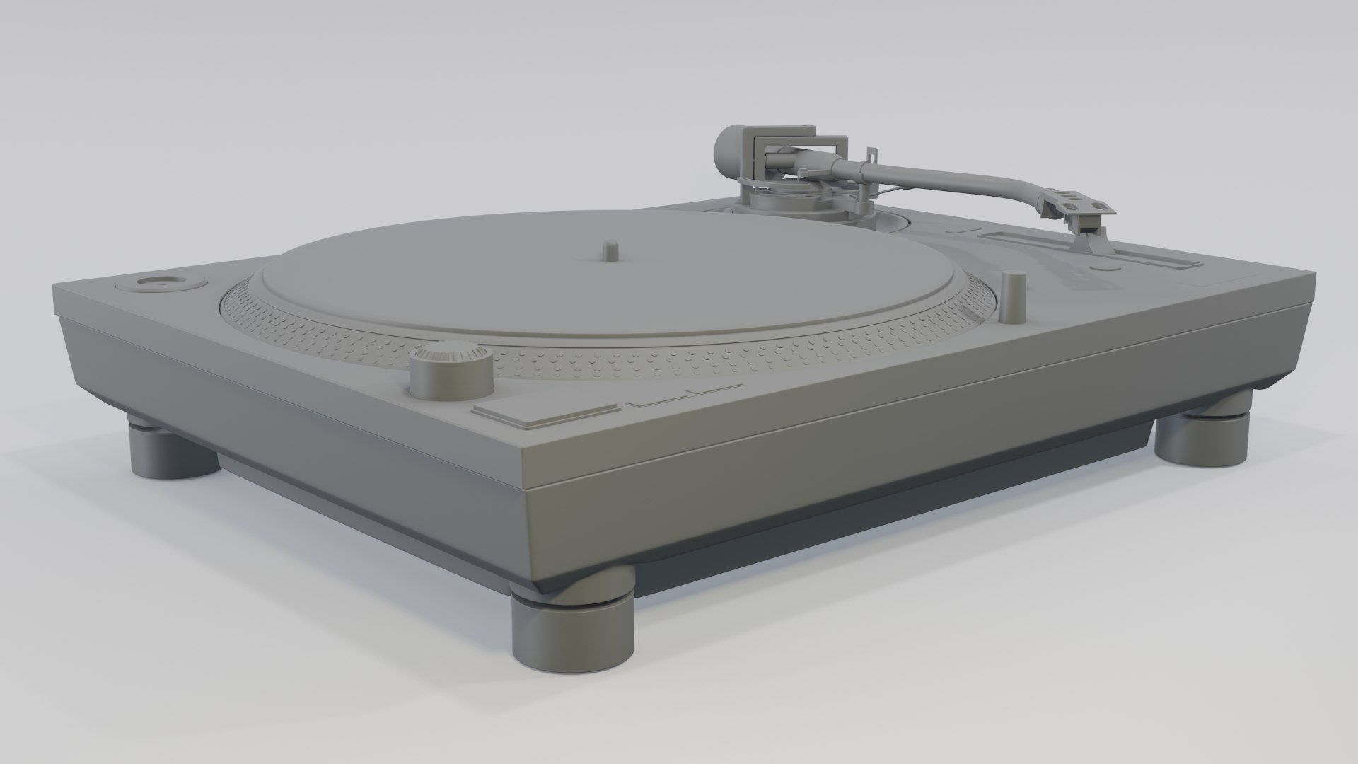 Technics SL-1200M7L Turntable Beige 3D Model - TurboSquid 2097440