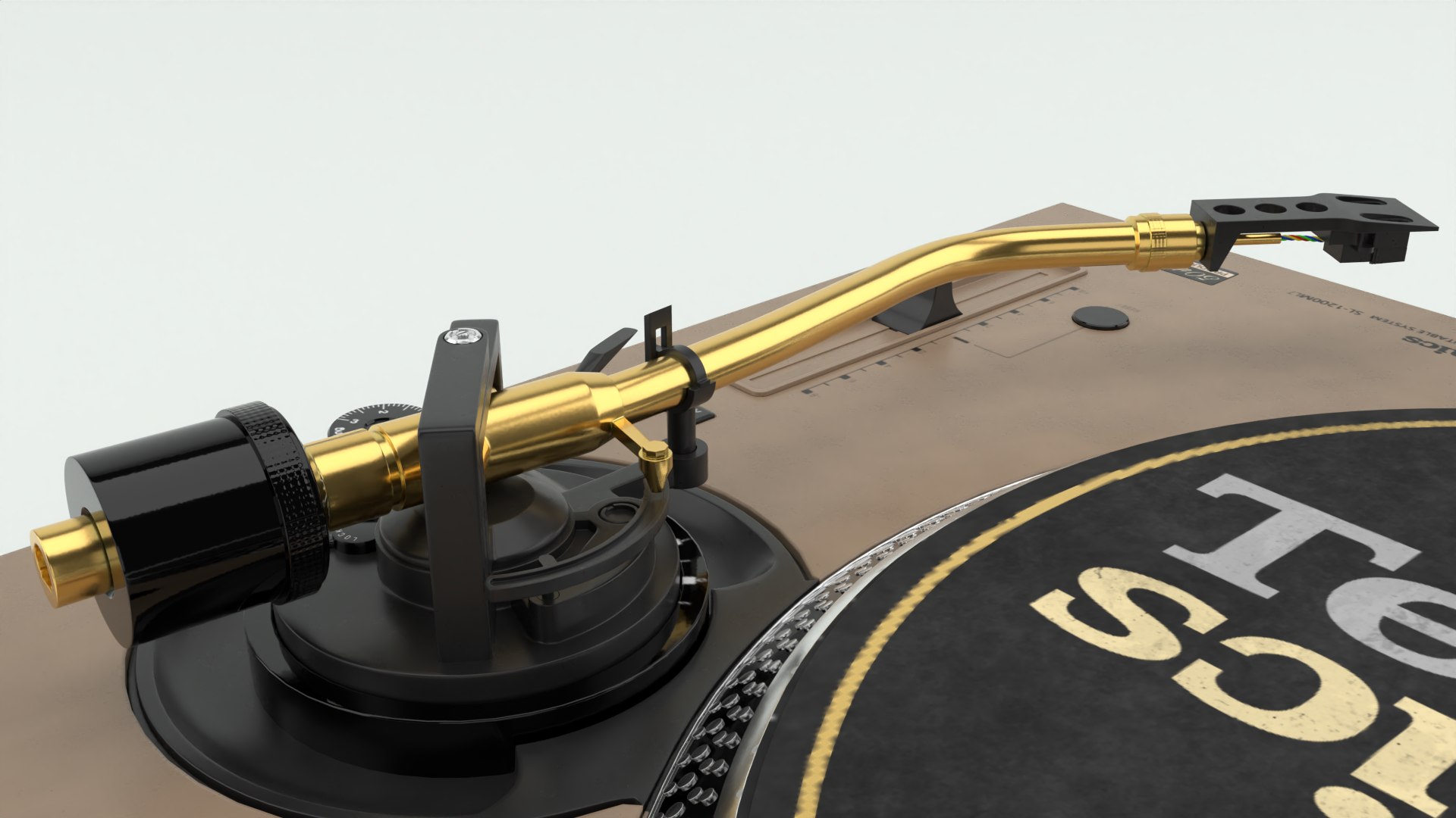 Technics SL-1200M7L Turntable Beige 3D Model - TurboSquid 2097440