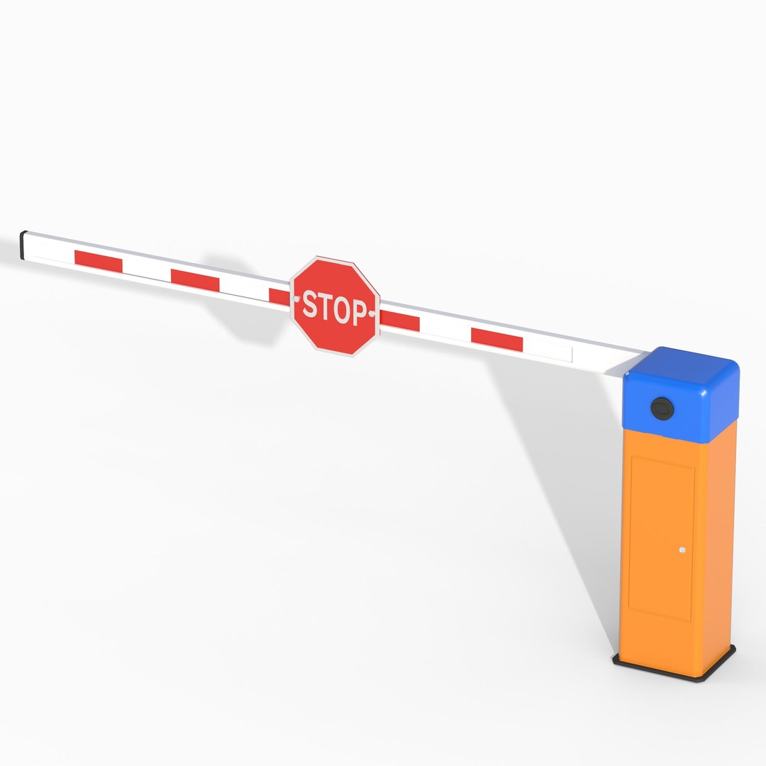 3D Car Barrier Gate - TurboSquid 2115711
