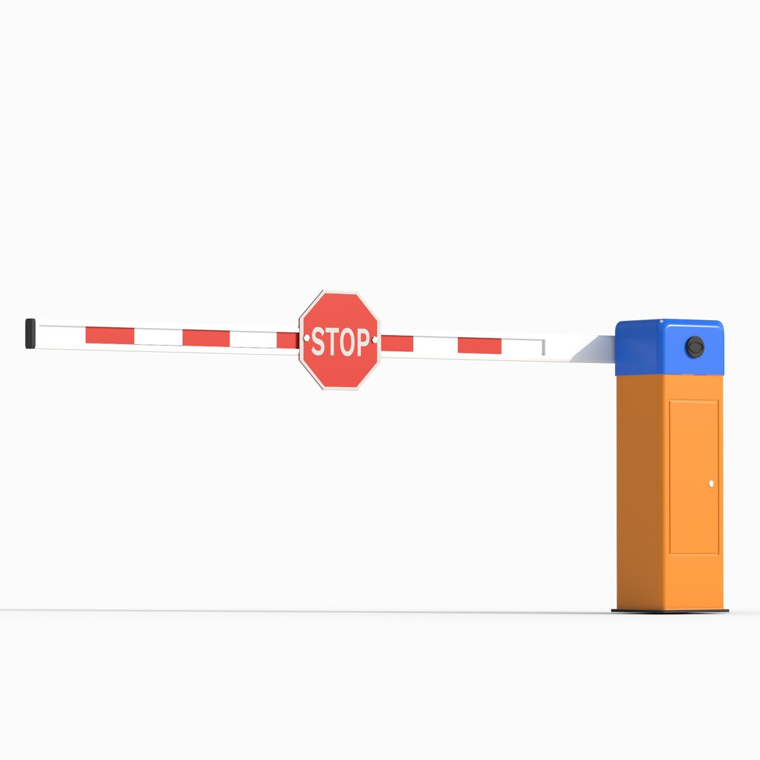 3D Car Barrier Gate - TurboSquid 2115711