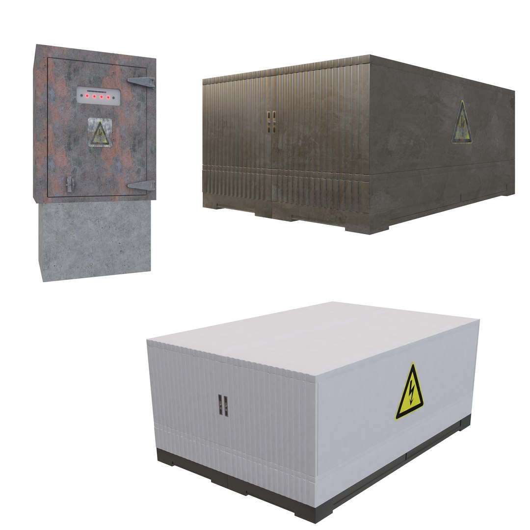 3D model Electrical Control Box Collection - TurboSquid 2096857