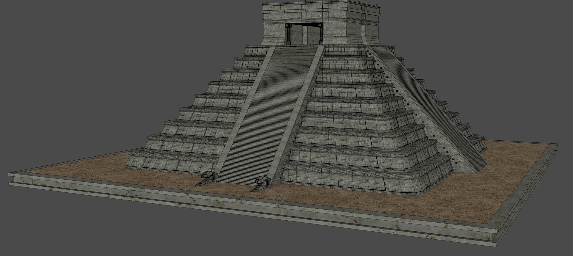Itza Pyramid 3D - TurboSquid 2408257