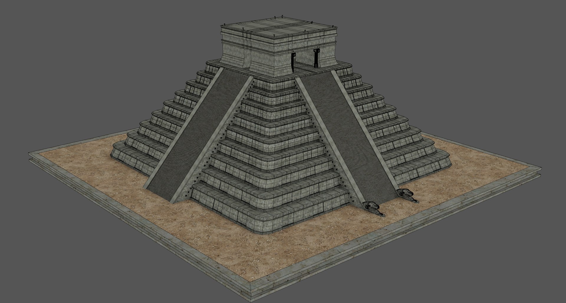 Itza Pyramid 3D - TurboSquid 2408257