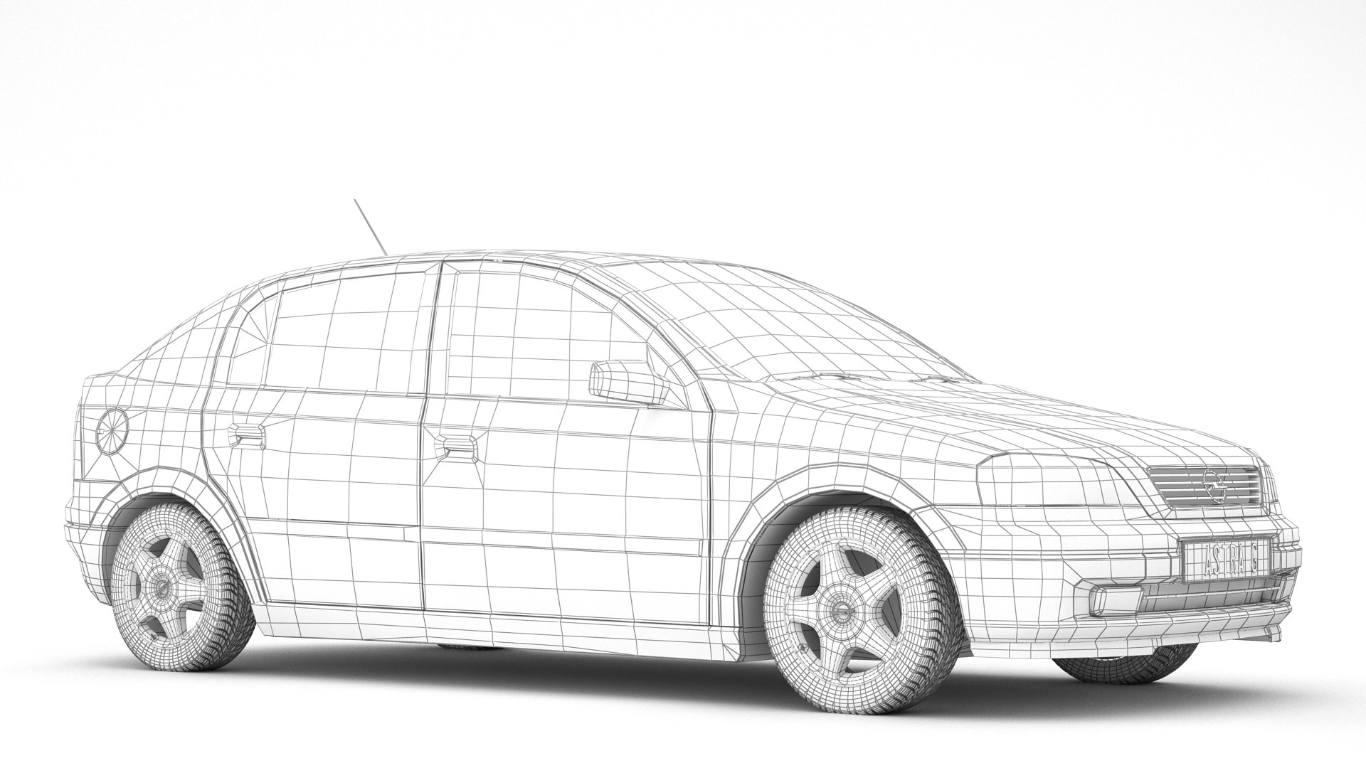 Opel Astra G Hatchback 3D Model - TurboSquid 2136490