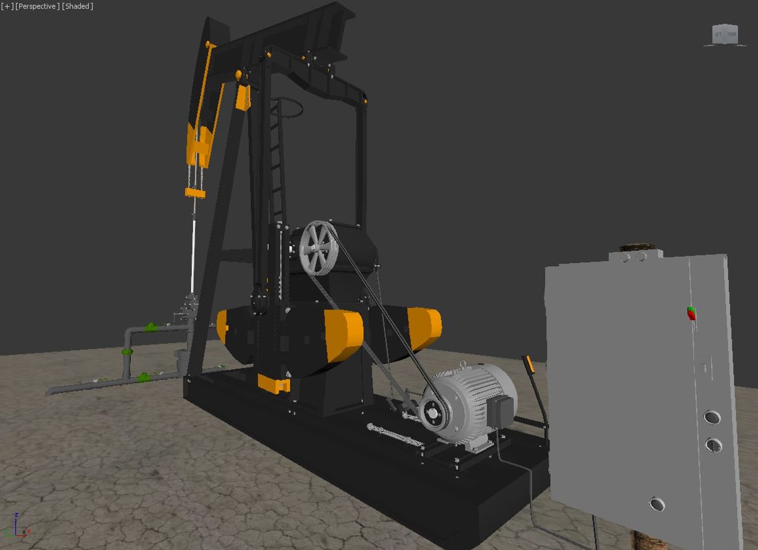 Pumping Unit 3d Max