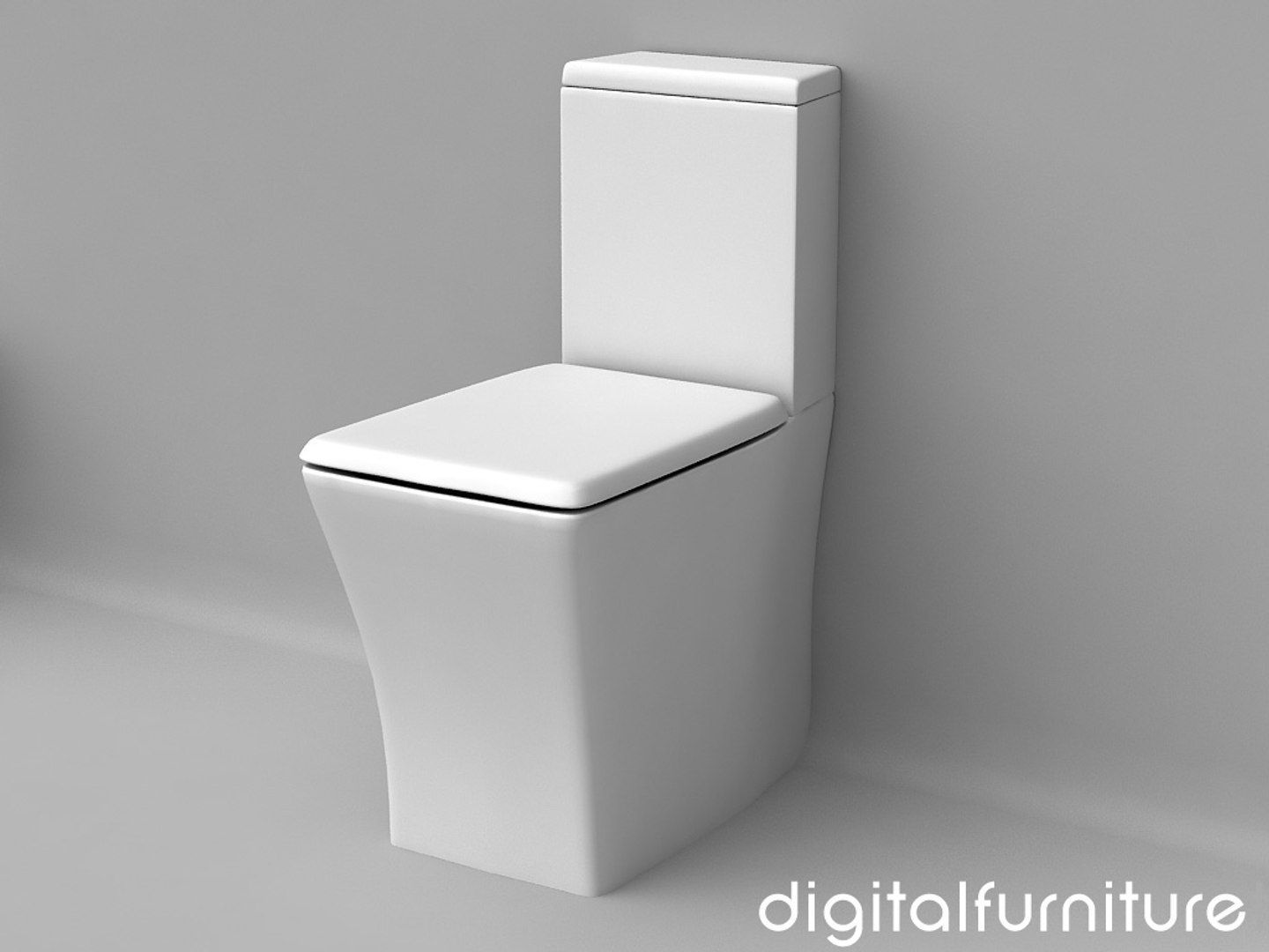 3d model of toilet