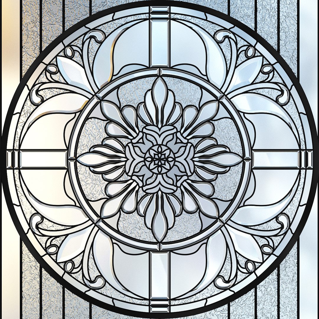 3D Glass Stained Stained-glass Model - TurboSquid 1437682
