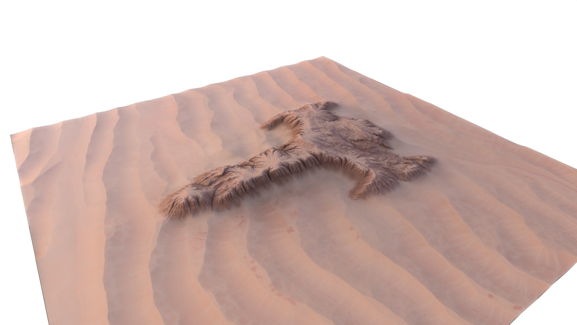 Ancient Starship In Mountain 3D - TurboSquid 2137180