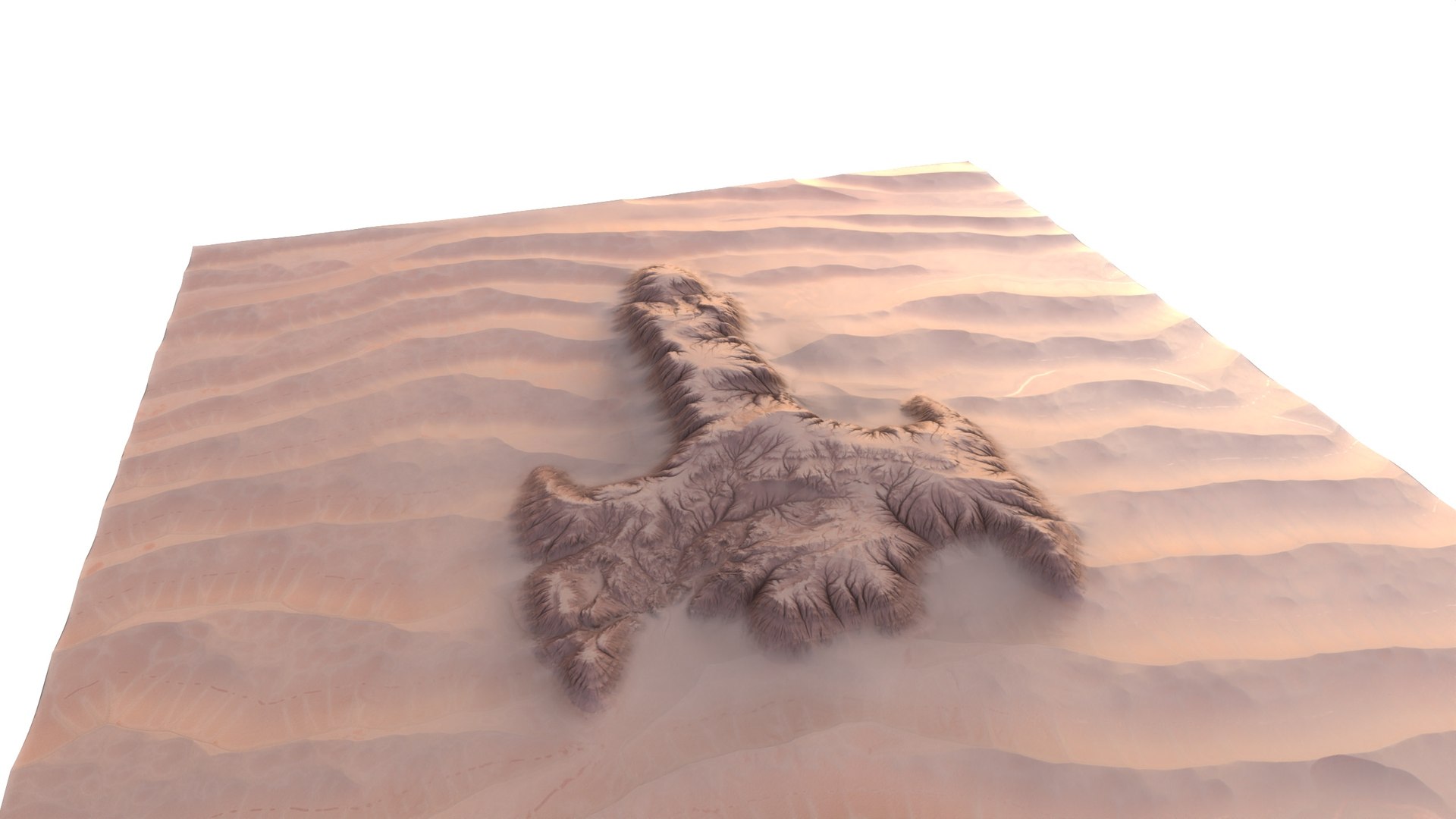 Ancient Starship In Mountain 3D - TurboSquid 2137180