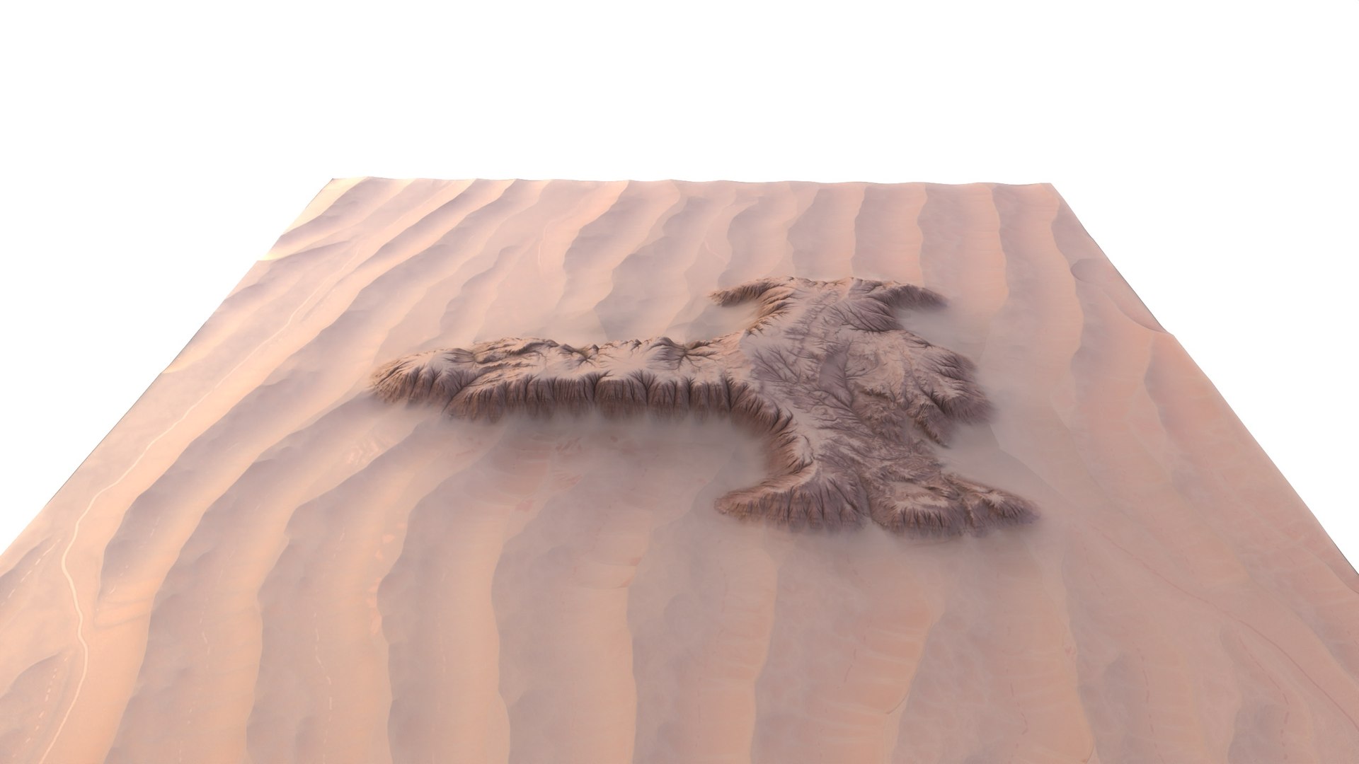 Ancient Starship In Mountain 3D - TurboSquid 2137180