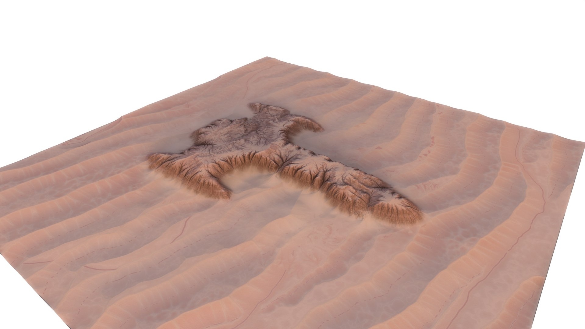 Ancient Starship In Mountain 3D - TurboSquid 2137180