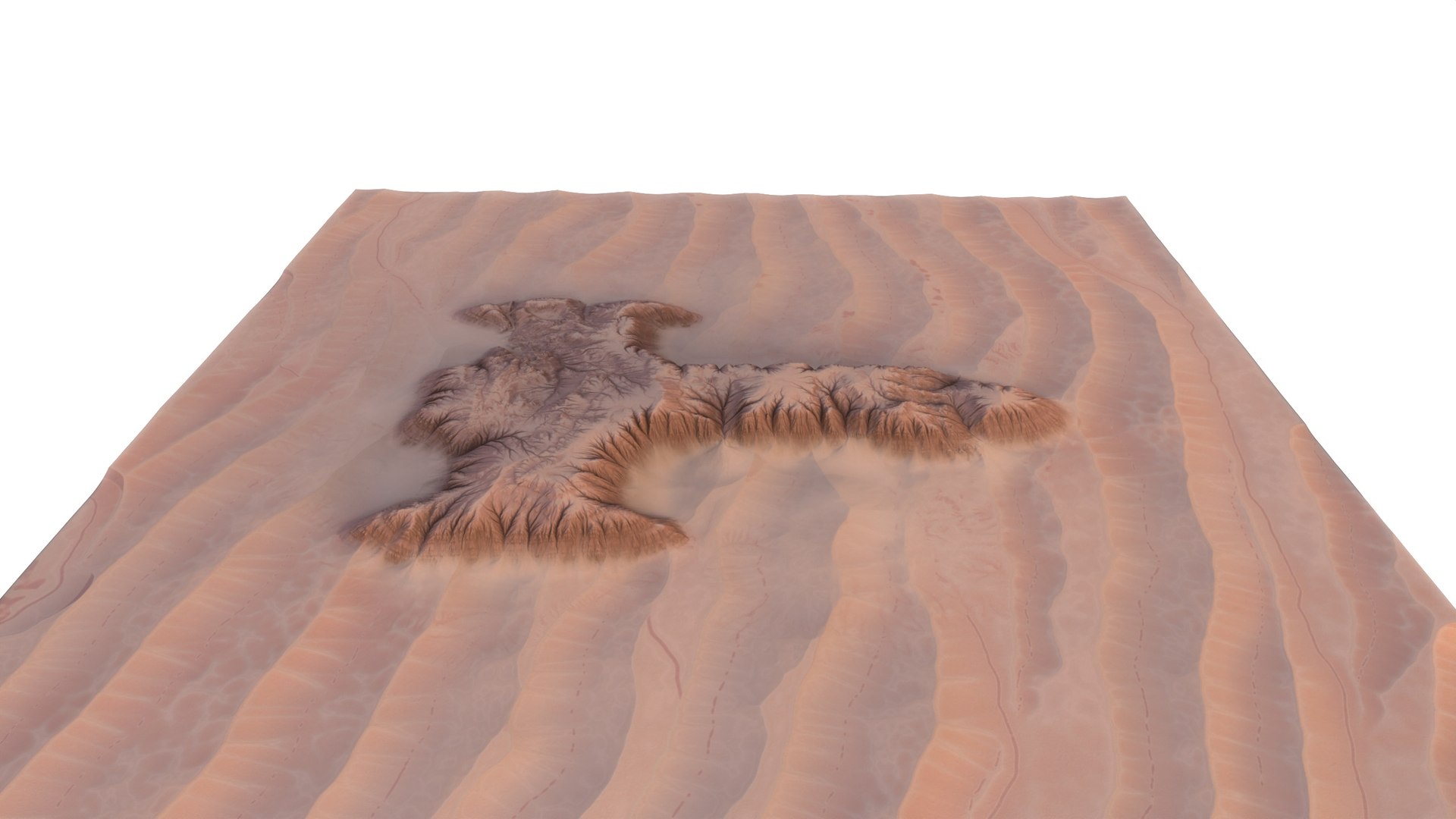 Ancient Starship In Mountain 3D - TurboSquid 2137180