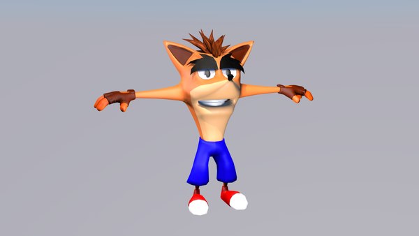 Crash Bandicoot 3D Models for Download | TurboSquid