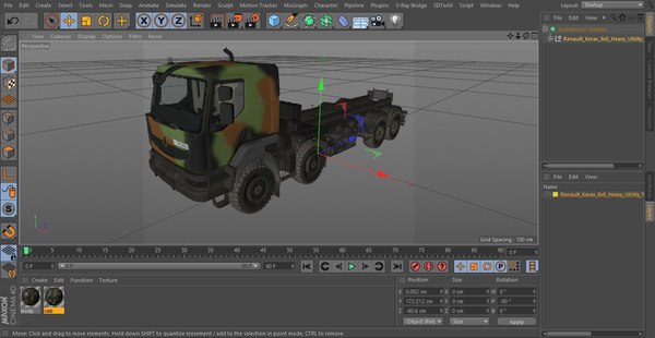 Renault Kerax 8x8 Heavy Utility Truck 3D model - TurboSquid 1790689