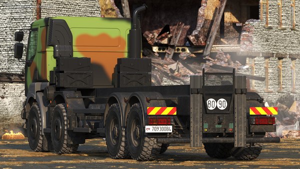Renault Kerax 8x8 Heavy Utility Truck 3D model - TurboSquid 1790689