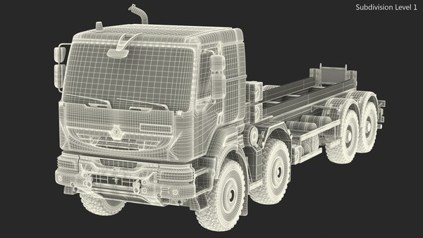 Renault Kerax 8x8 Heavy Utility Truck 3D model - TurboSquid 1790689