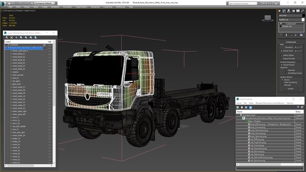 Renault Kerax 8x8 Heavy Utility Truck 3D model - TurboSquid 1790689