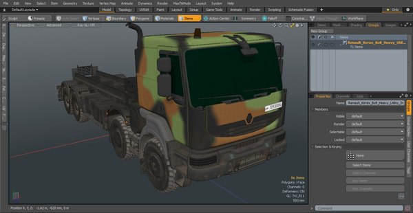 Renault Kerax 8x8 Heavy Utility Truck 3D model - TurboSquid 1790689