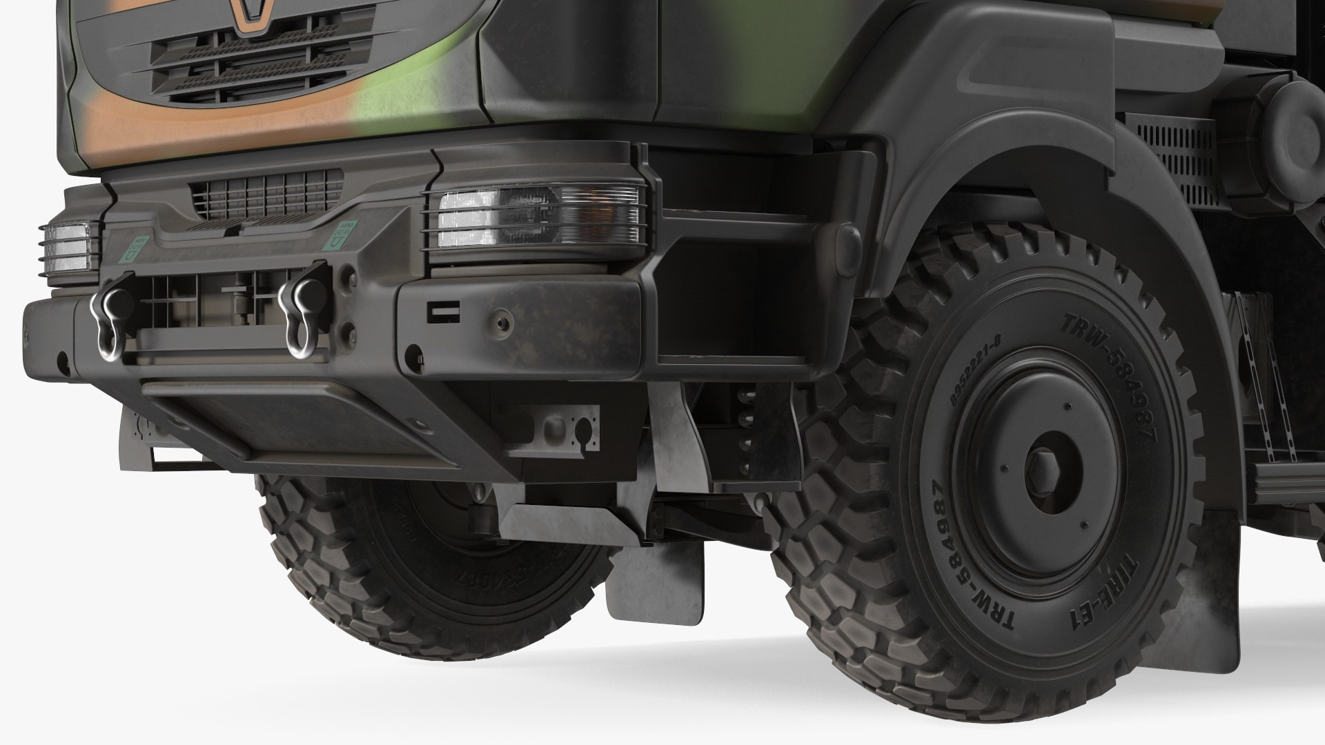 Renault Kerax 8x8 Heavy Utility Truck 3D model - TurboSquid 1790689