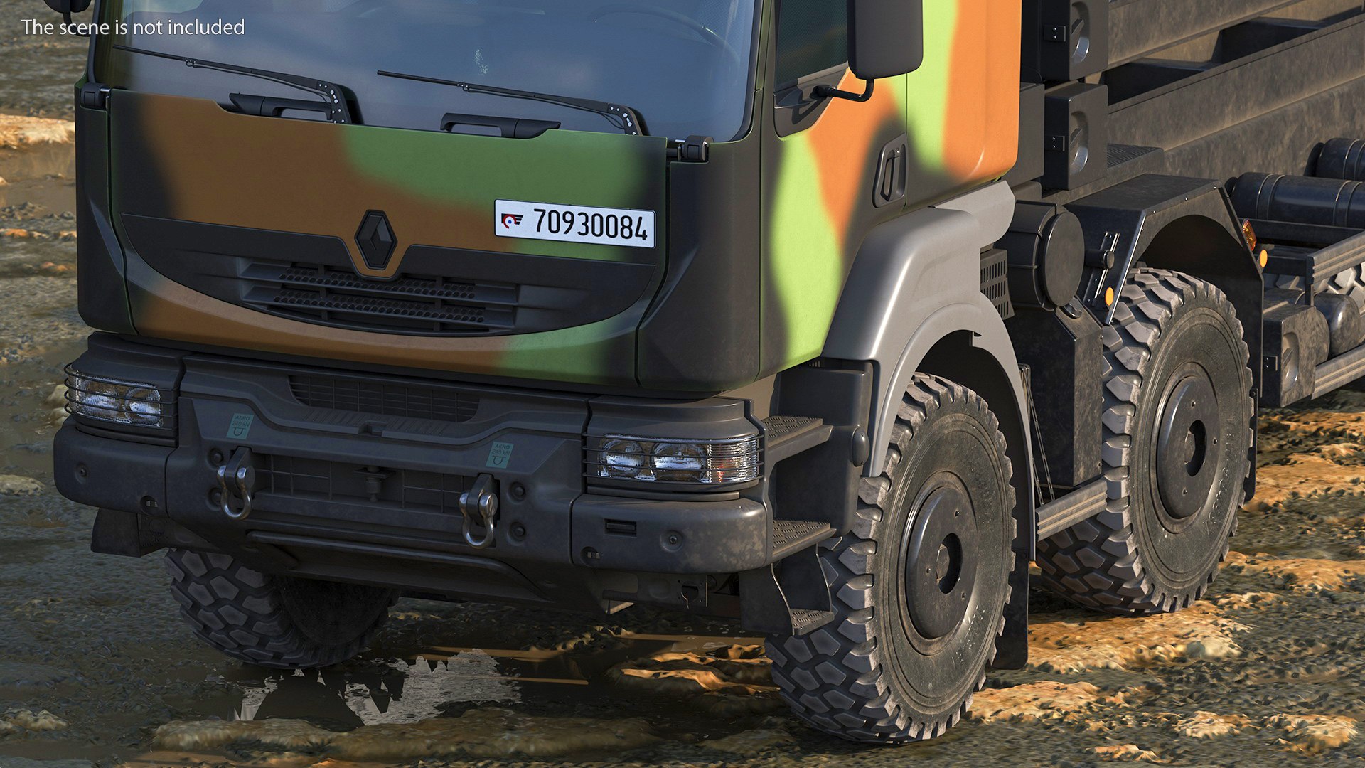 Renault Kerax 8x8 Heavy Utility Truck 3D model - TurboSquid 1790689