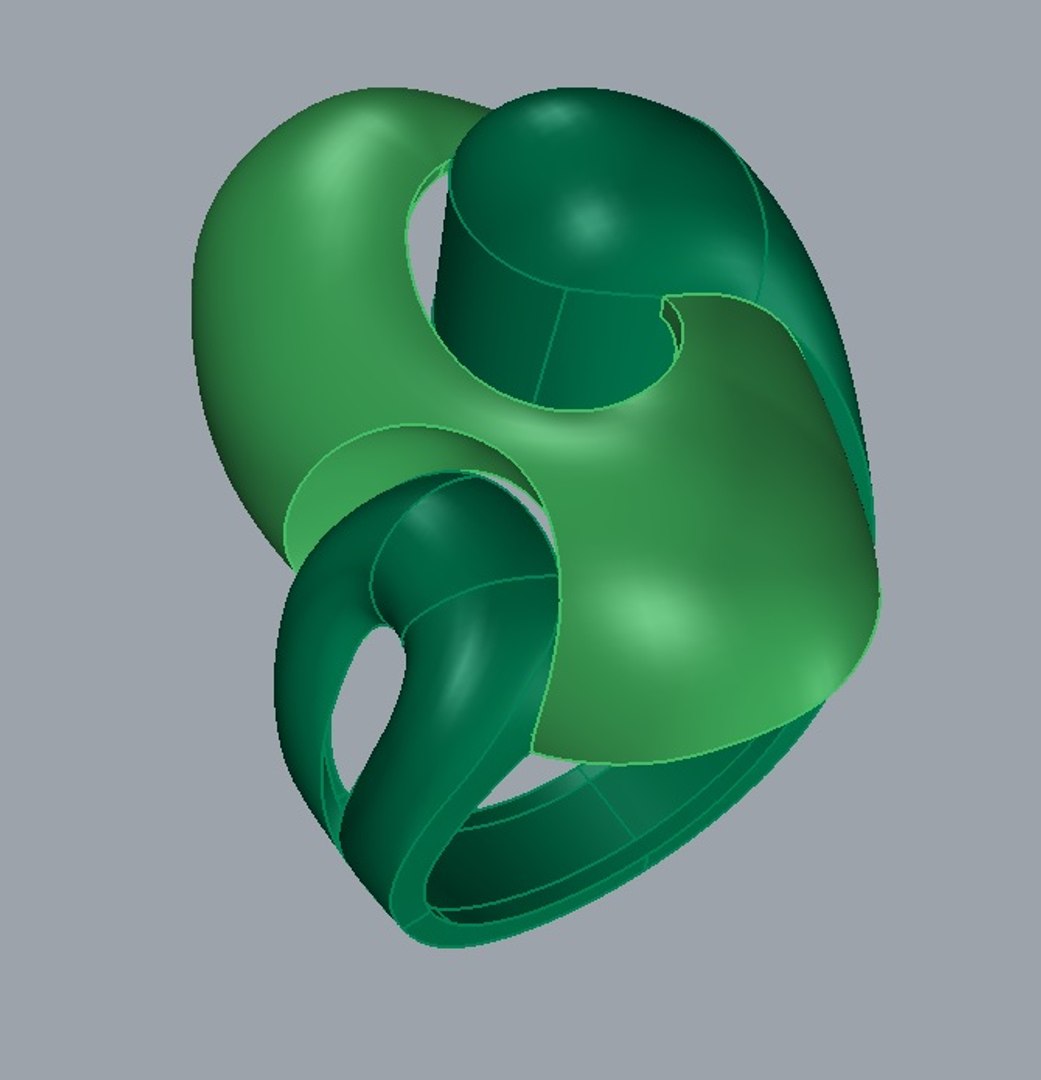 3D 2 pieces ring model - TurboSquid 1344230