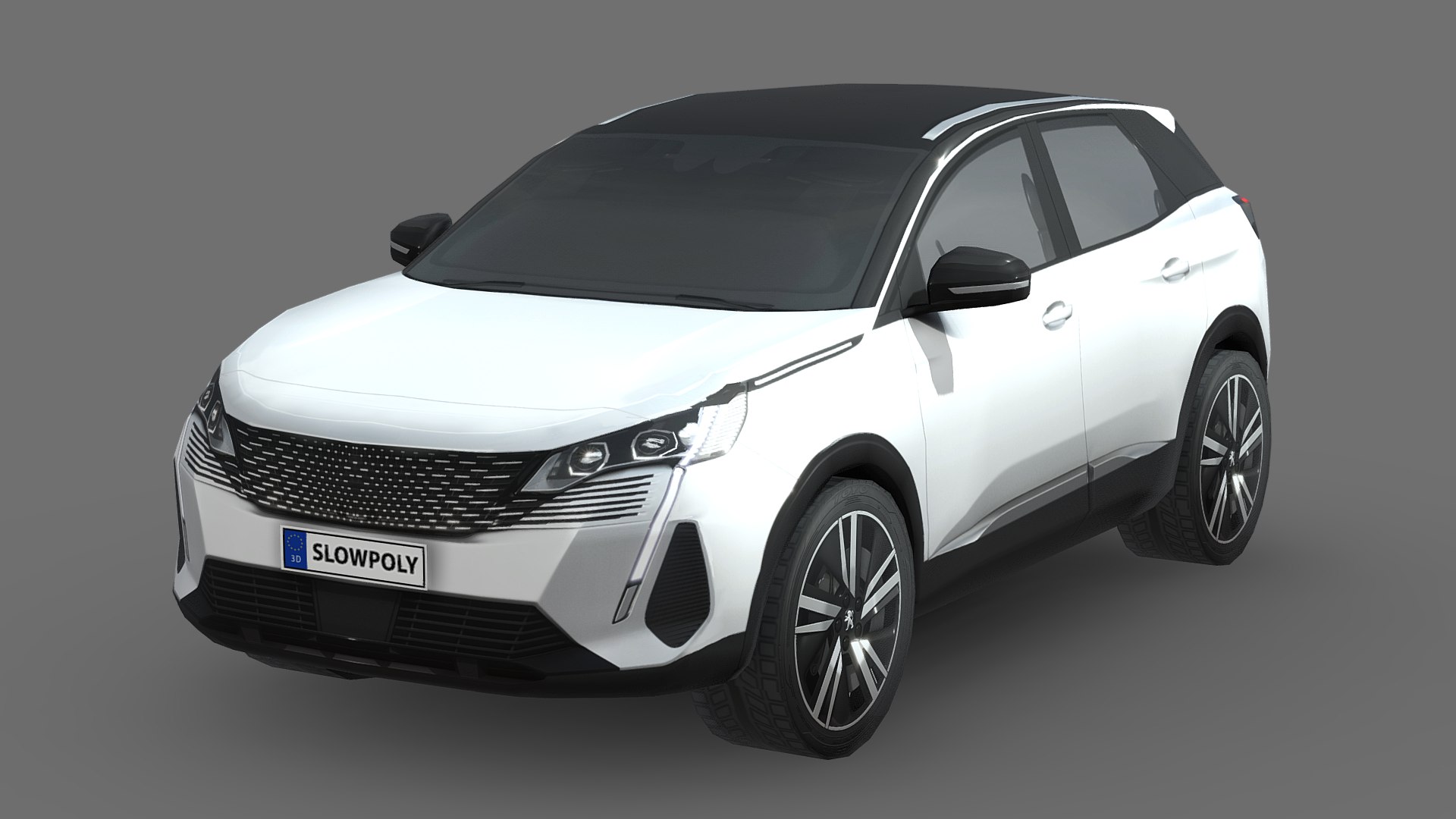 Peugeot 3008 2021 3D model - TurboSquid 2150373