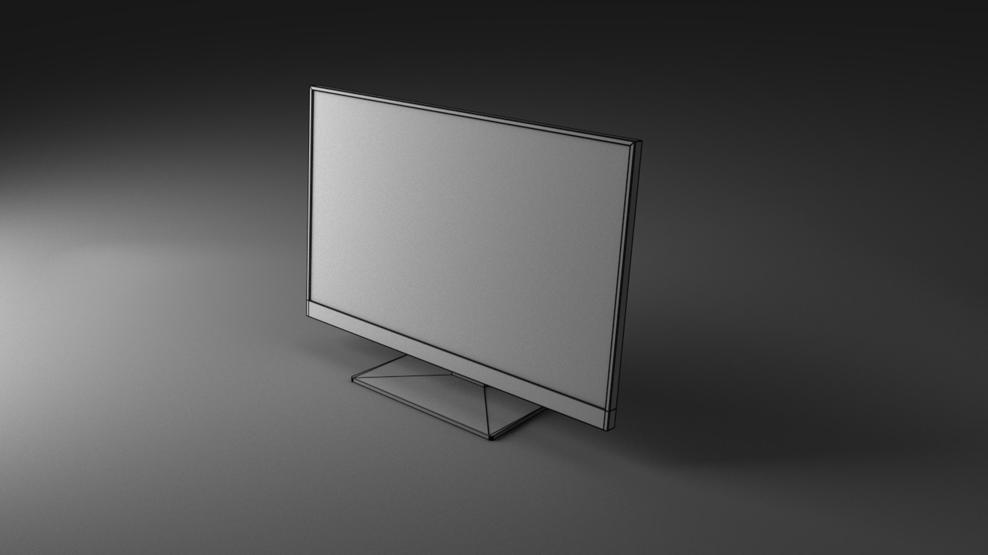 Free Obj Model 27 Inch Monitor