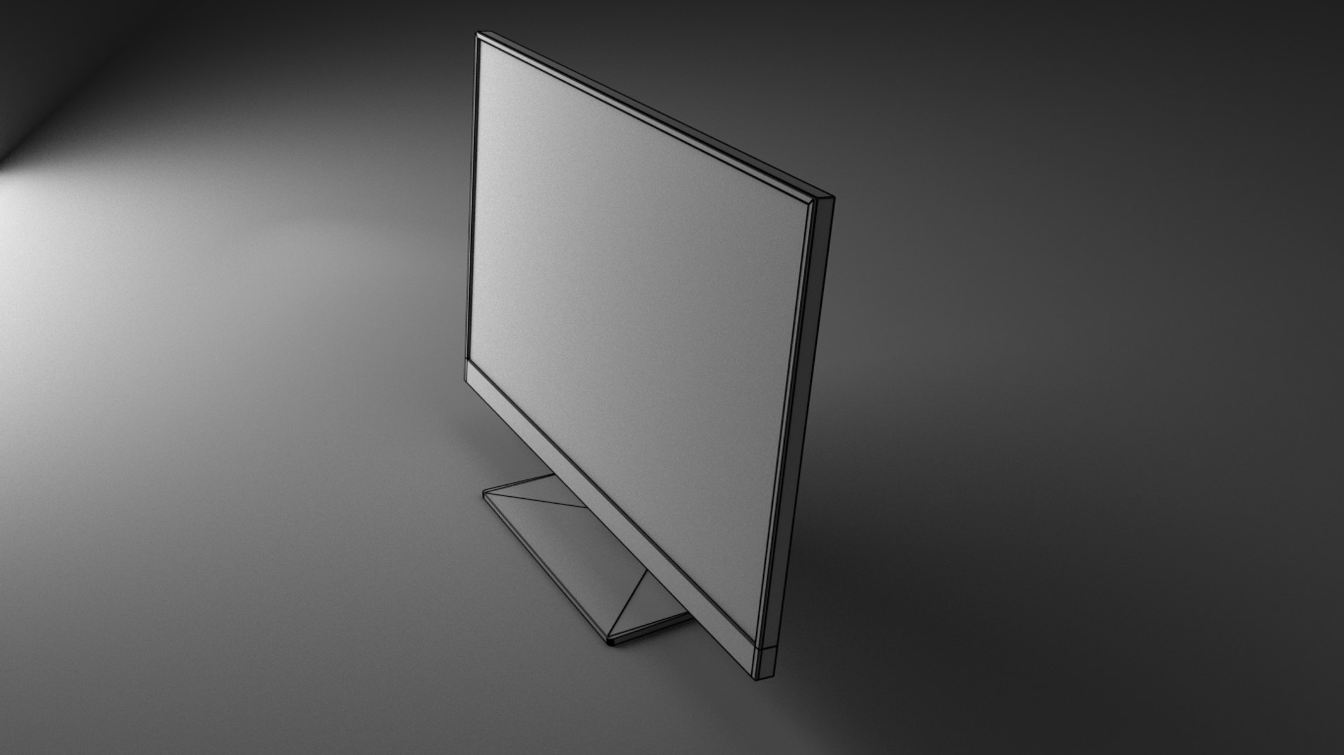 Free Obj Model 27 Inch Monitor