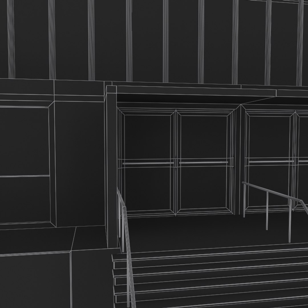 Skyscraper Bank 3d 3ds