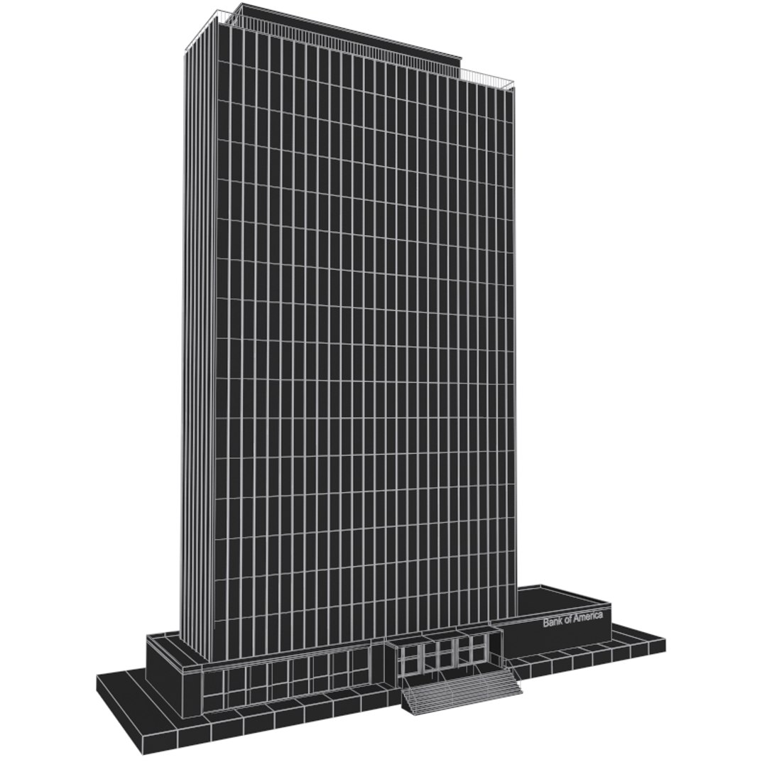 Skyscraper Bank 3d 3ds
