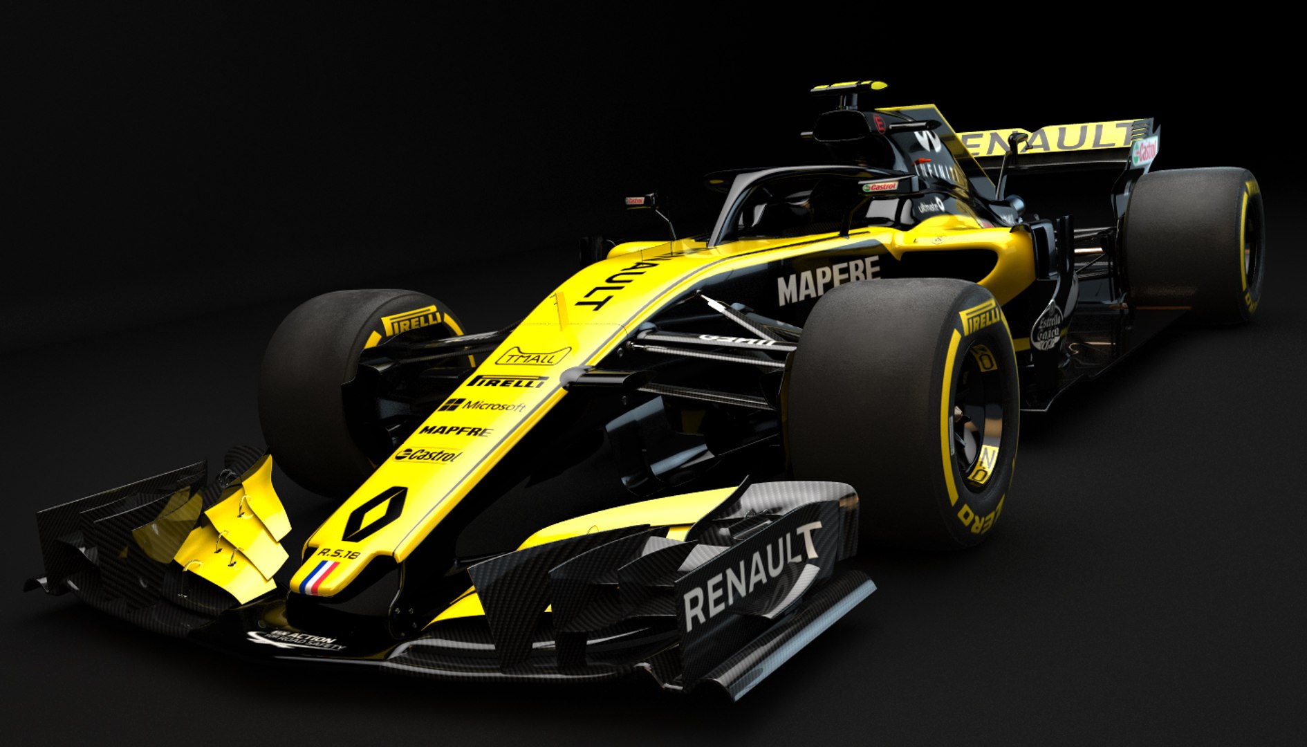 F1 Renault Rs18 2018 3D - TurboSquid 1259467
