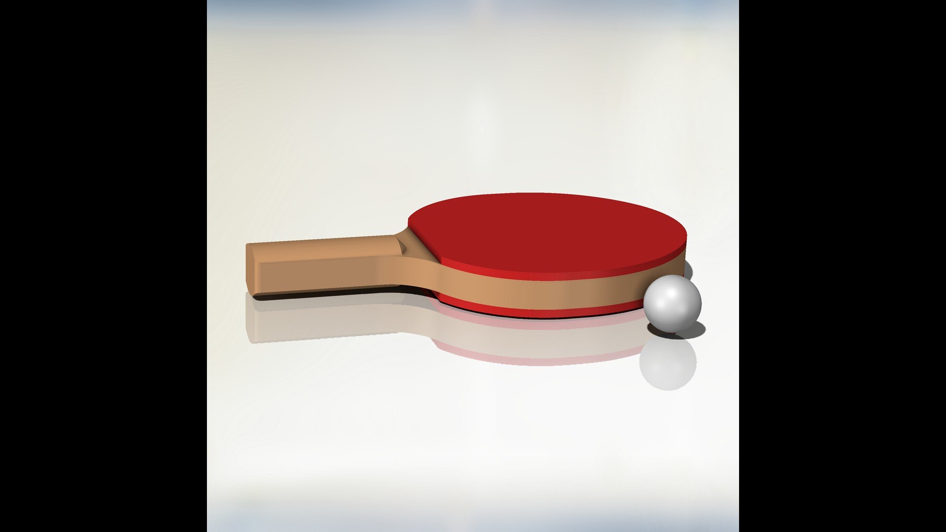 3D Table Tennis Bat Model - TurboSquid 2510393
