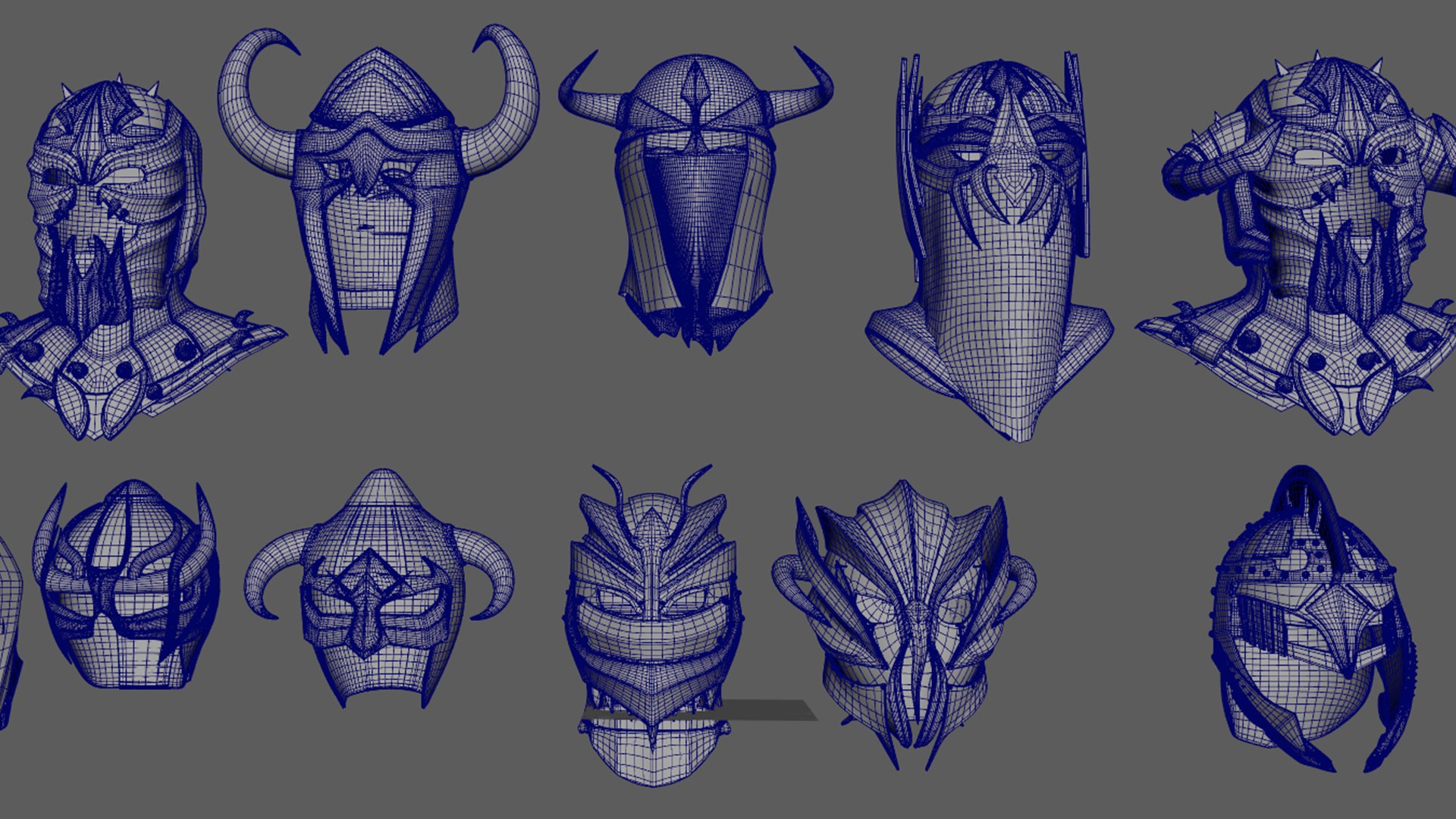 Viking Helmets 3D Model - TurboSquid 1950979