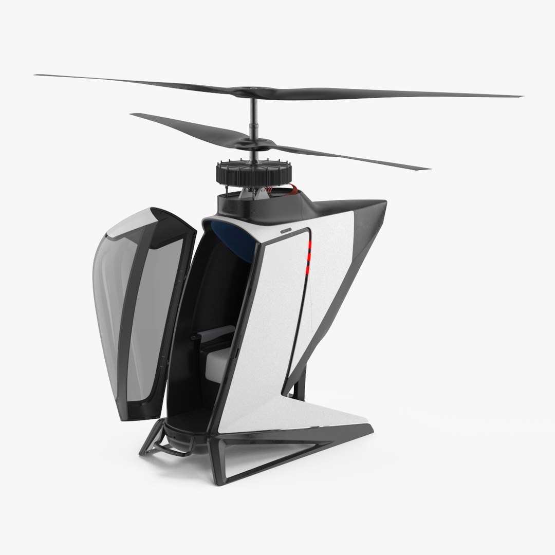 3D Model EVTOL Air Mobility Vehicle Rigged For Maya - TurboSquid 2416375
