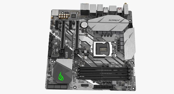 Asus rog strix z370-g 3D model - TurboSquid 1429277