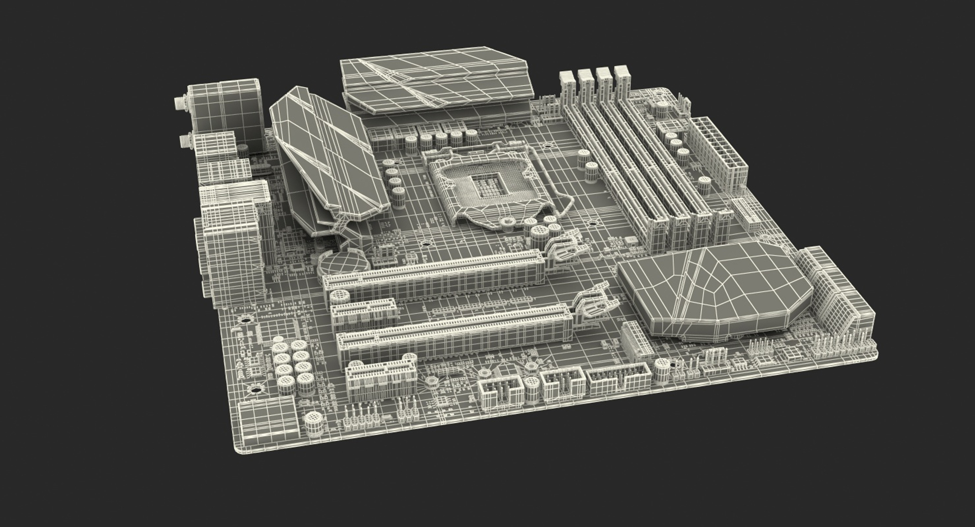 Asus Rog Strix Z370-g 3D Model - TurboSquid 1429277