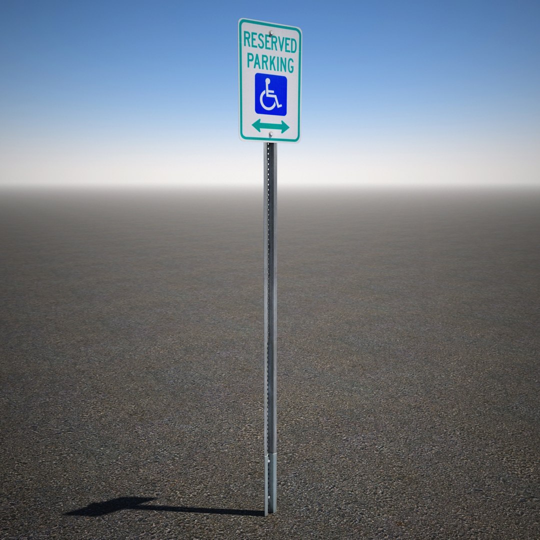 reserved parking sign max