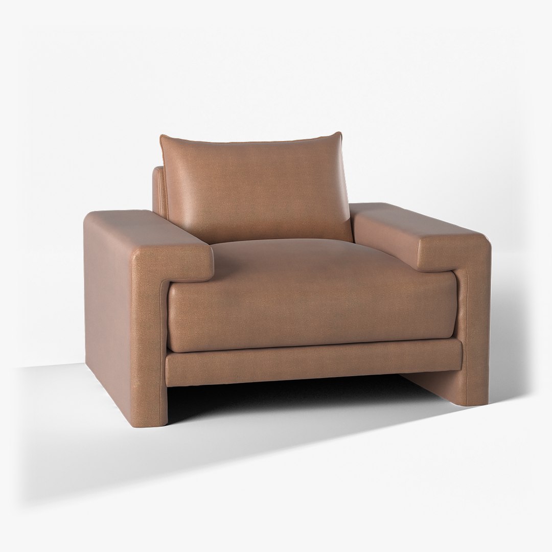 Camden Rye Velvet Chair 3D - TurboSquid 2100963