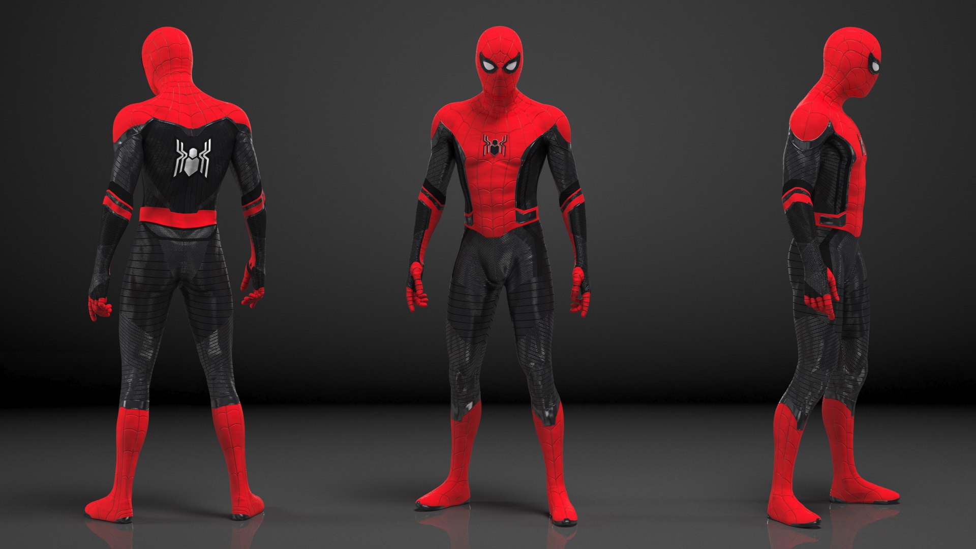3D Spider Man Standing Pose - TurboSquid 1788437