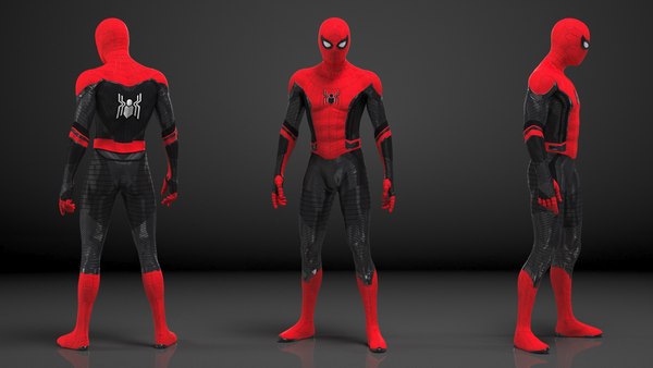3D Spider Man Standing Pose - TurboSquid 1788437