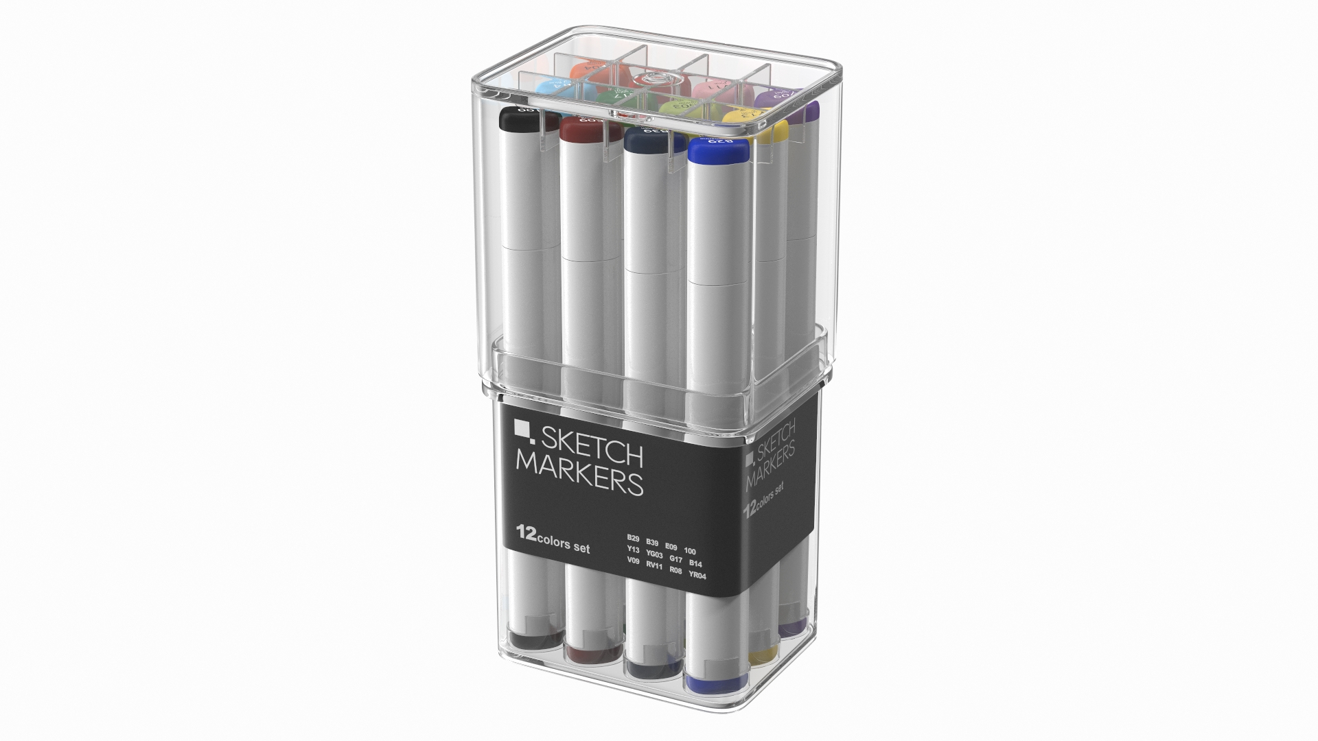 3D Generic Sketch Marker 12 Pack - TurboSquid 1875655