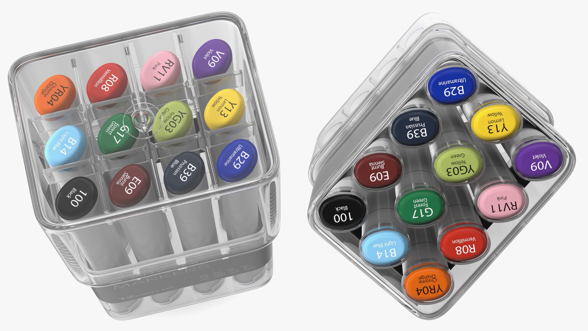 3D Generic Sketch Marker 12 Pack - TurboSquid 1875655