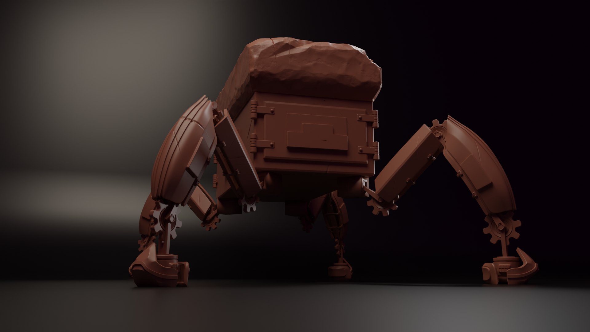 Robot forge Hight and low poly model - TurboSquid 2081451