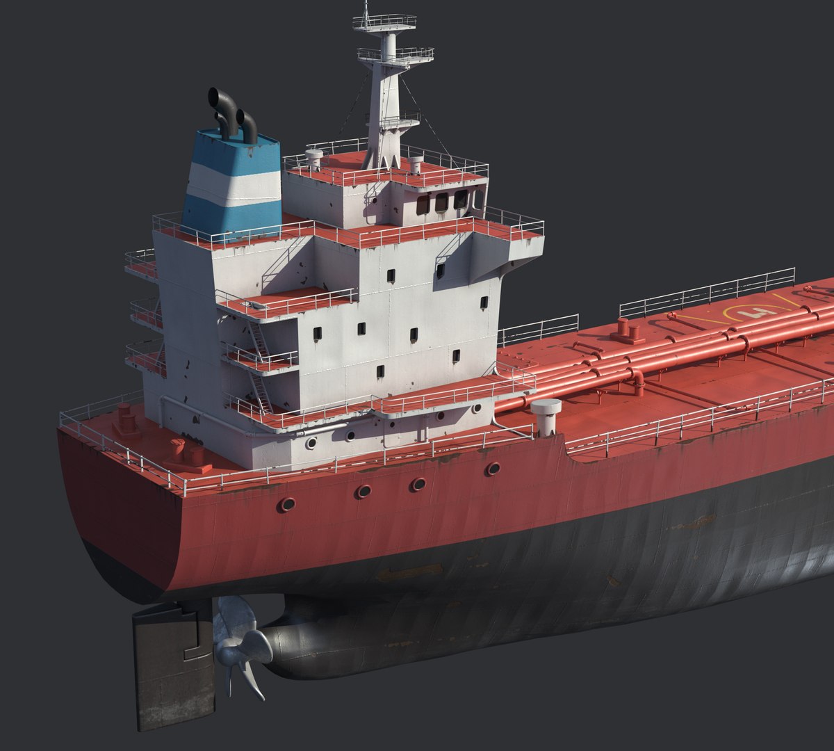 Stylized Oil Tanker Model - TurboSquid 1705780