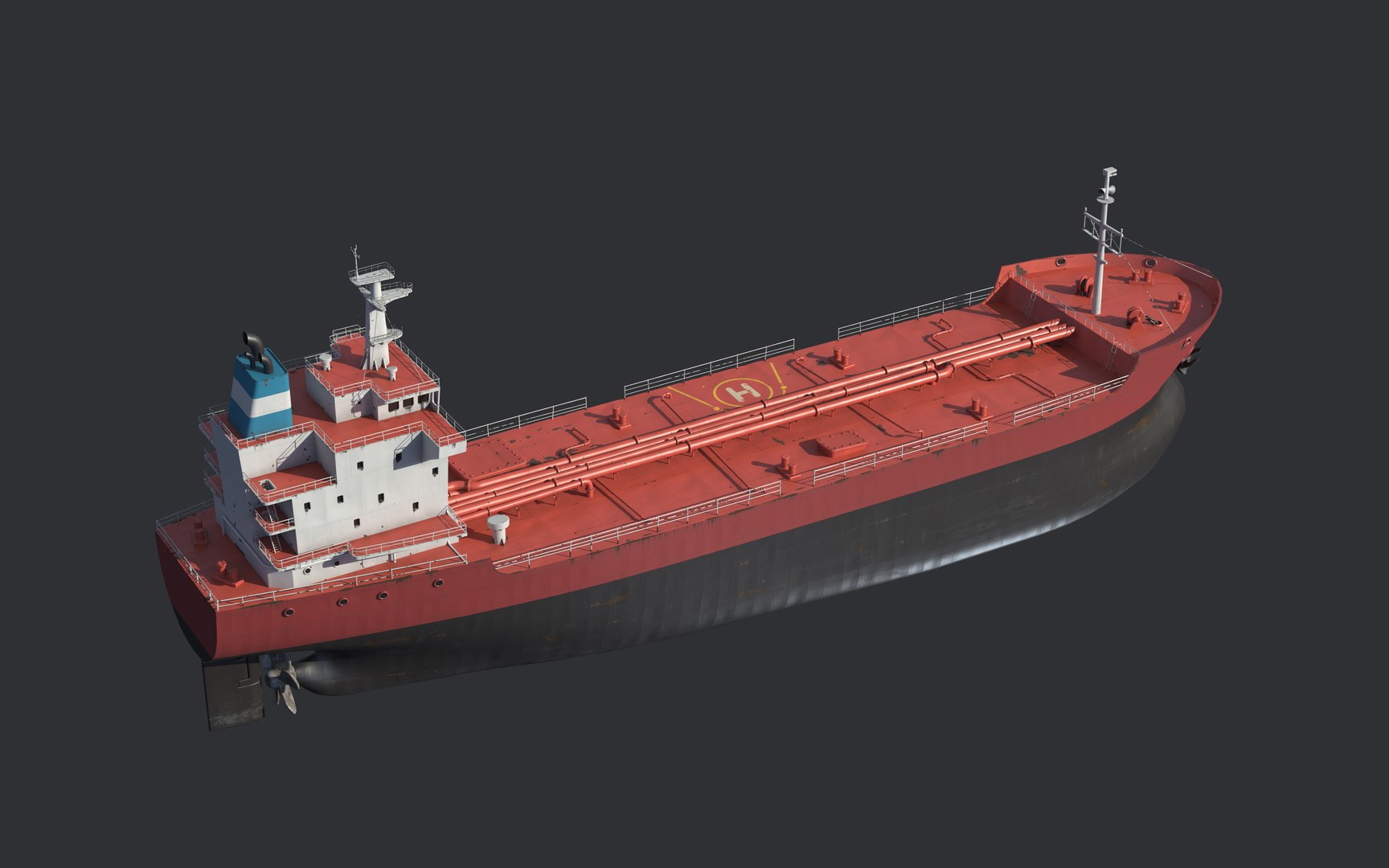 Stylized Oil Tanker Model - TurboSquid 1705780