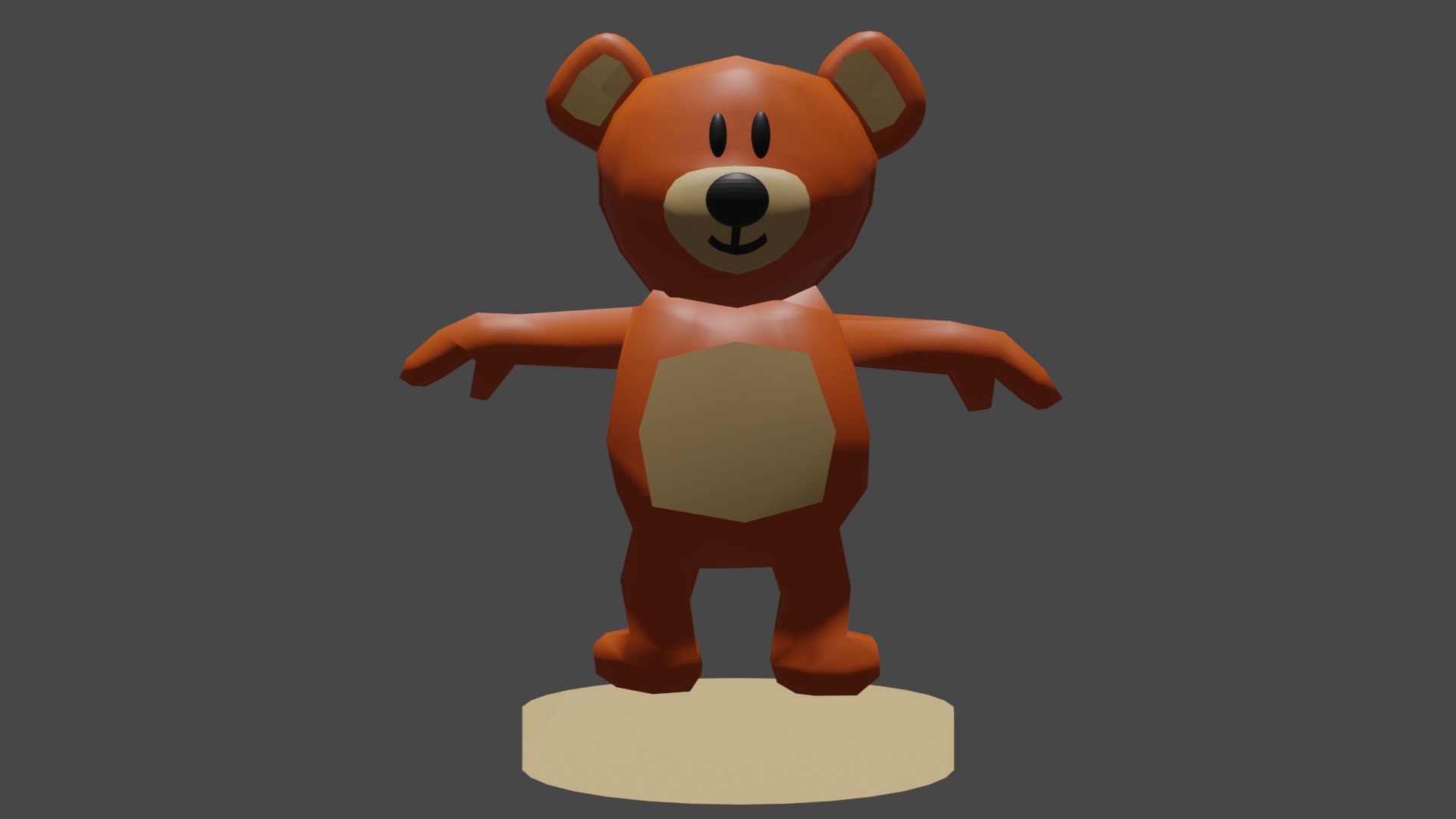 3D Low Polly Bear Model - TurboSquid 2370533