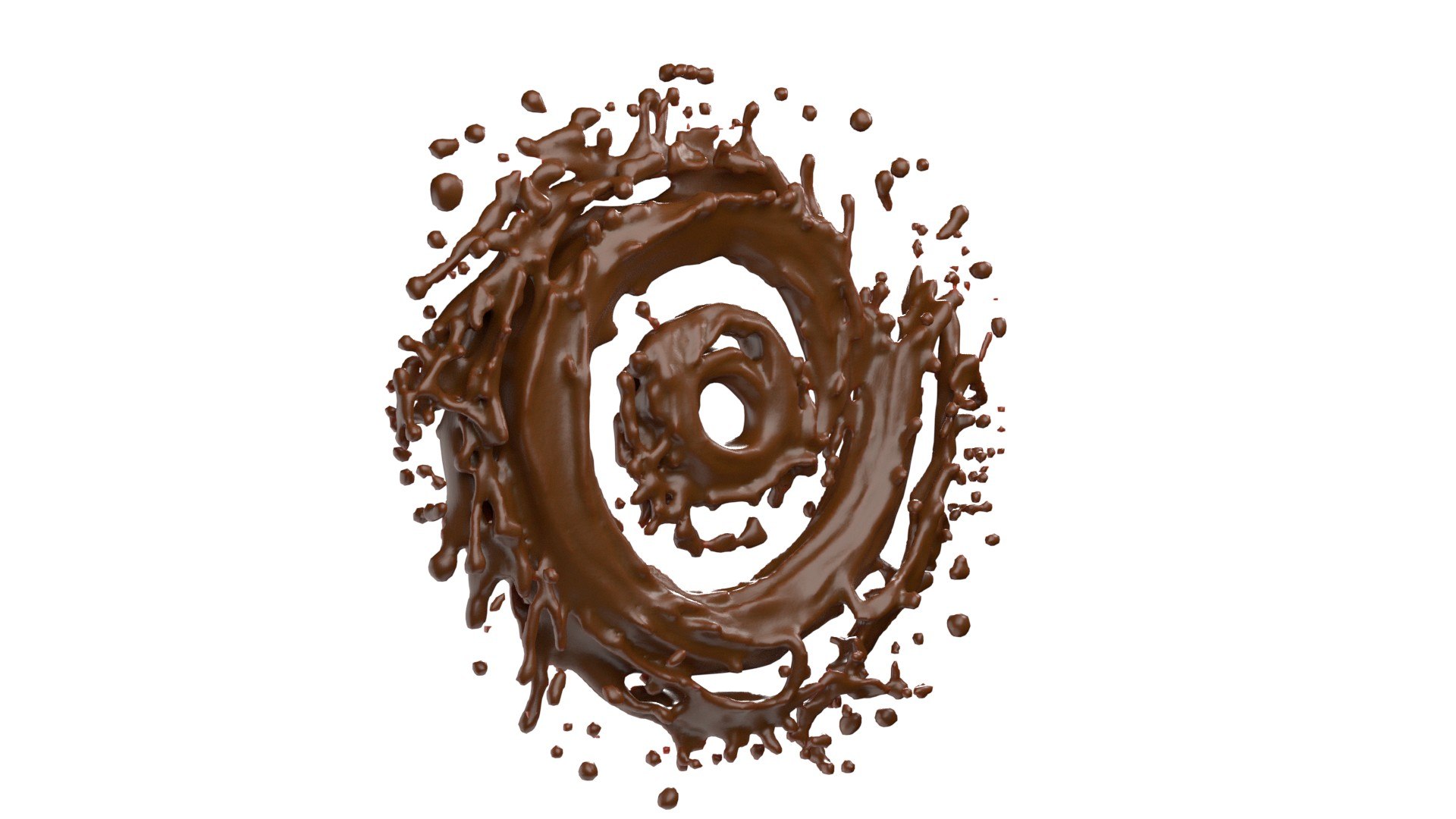 Free Chocolate Splash V27 3D Model - TurboSquid 2370712